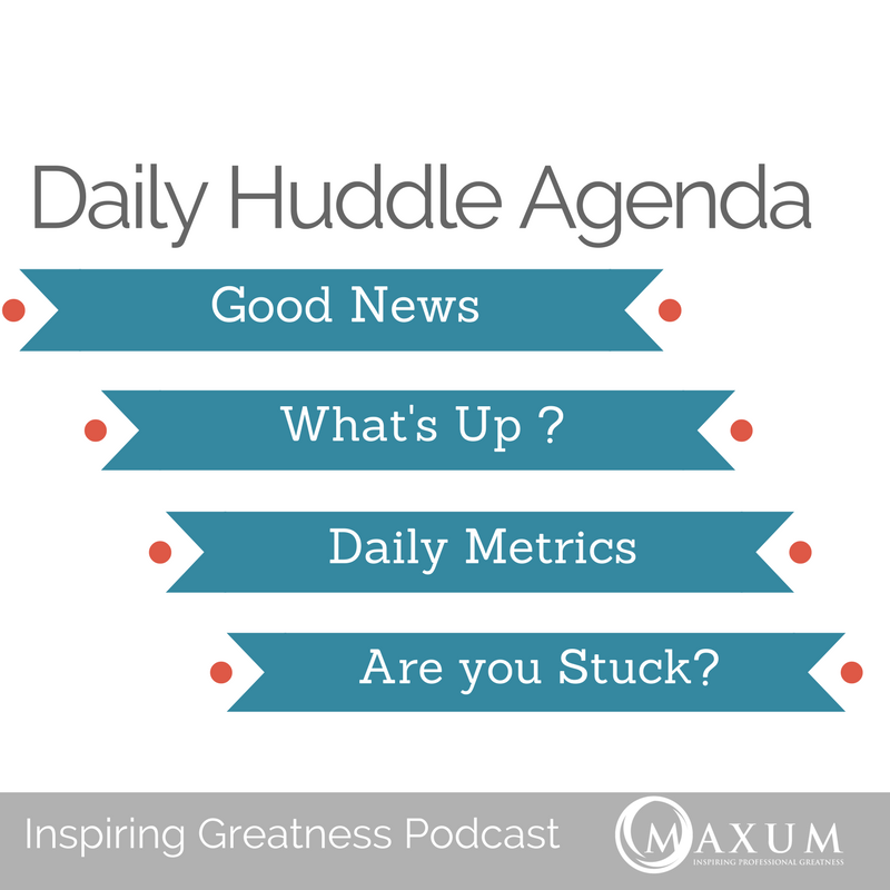 Maxum Corp 142 Communication Is Critical Start With A Morning Huddle 